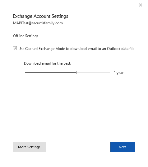 Set Up a MAPI Account in Outlook 2016 or 2019 for Windows - FullHost