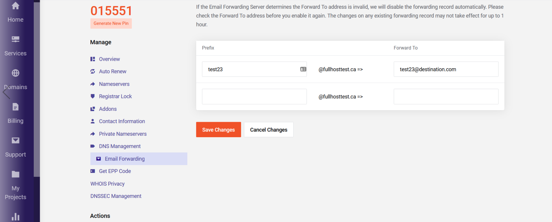 How to Forward an email account - FullHost